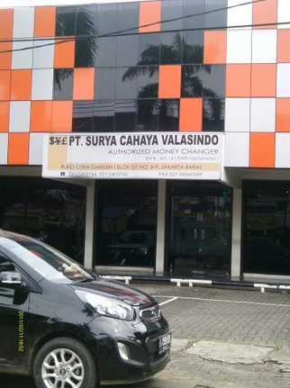 Surya Cahaya Valasindo. PT contact information. Penukaran Uang, in JAKARTA