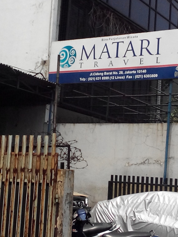 Matari Travel contact information. Agen Perjalanan [Travel Agent], in JAKARTA